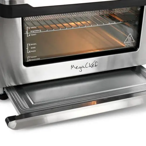 MEGACHEF Multifunction Air Fryer Toaster Oven With 21 Presets