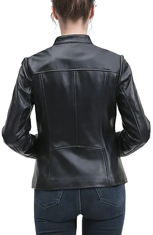 KIMI + KAI Ana Leather Moto Jacket