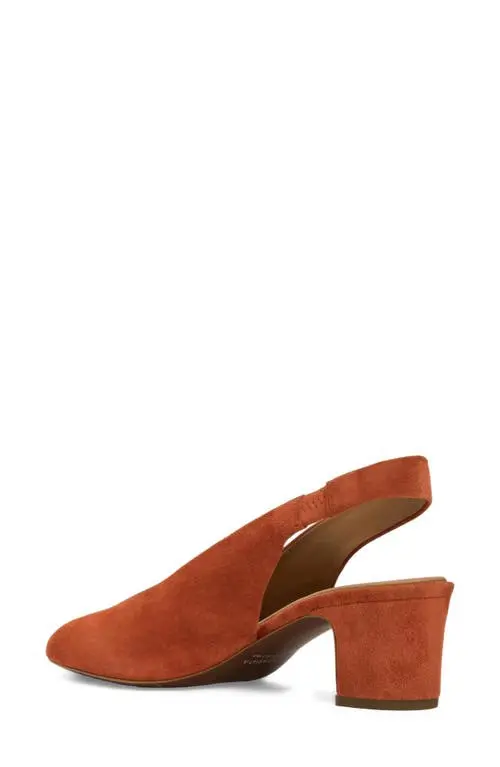 Aquatalia Trevi Slingback Pump - Terracotta Suede