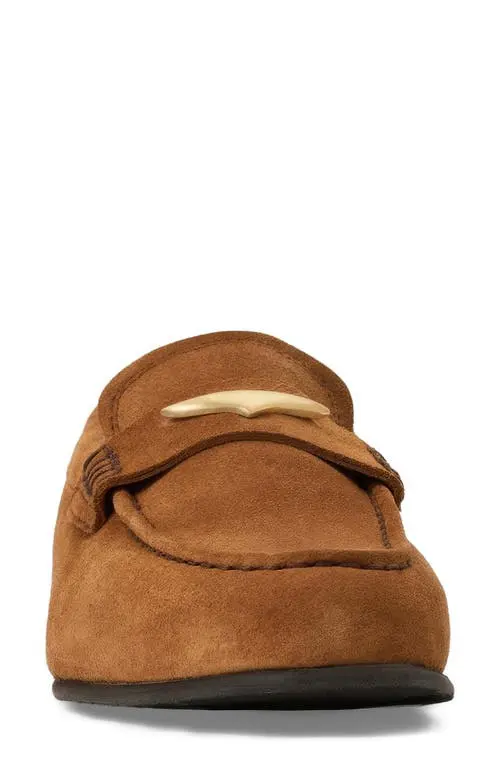 Aquatalia Elia Weatherproof Loafer - Cognac Suede