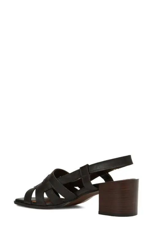 Aquatalia Dimaro Weatherproof Slingback Sandal - Espresso Vanchette