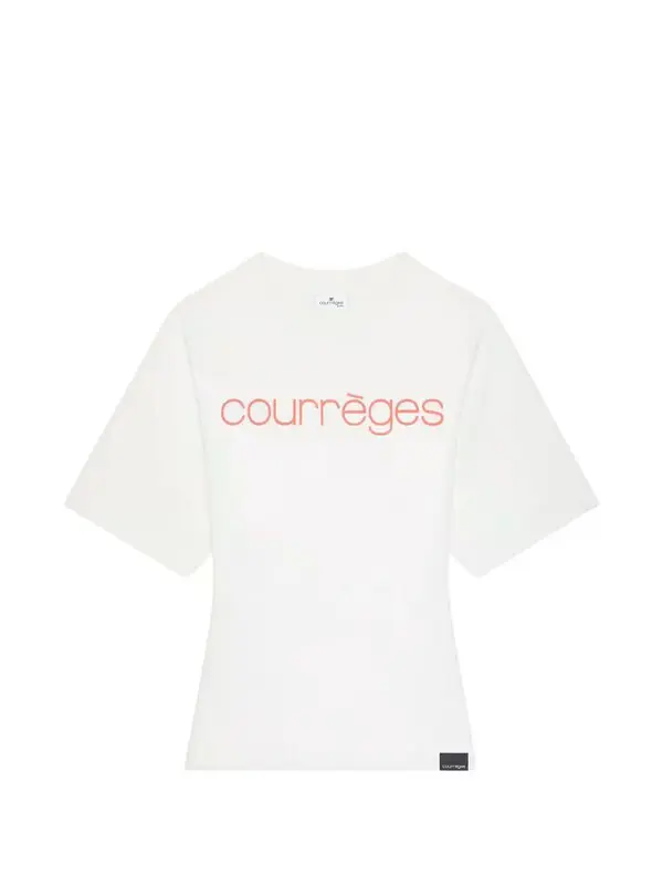 COURREGES Printed Waisted T-shirt