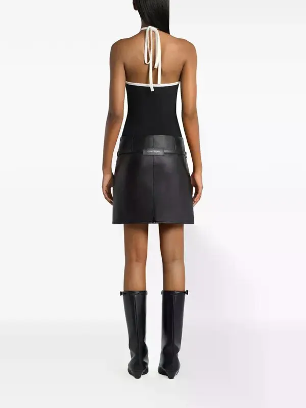 COURREGES Tie-back Tank Top