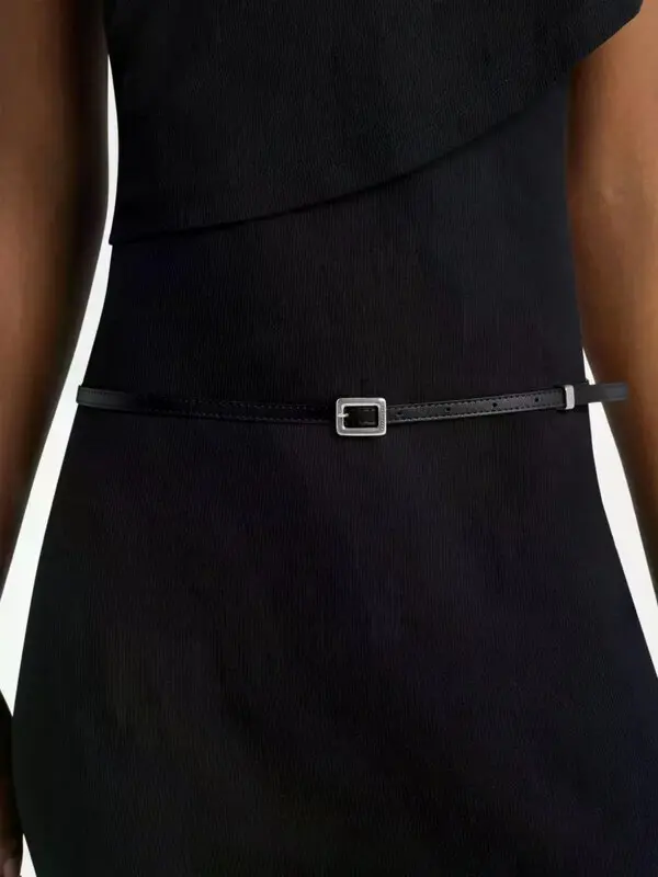 COURREGES Buckled Leather Belt