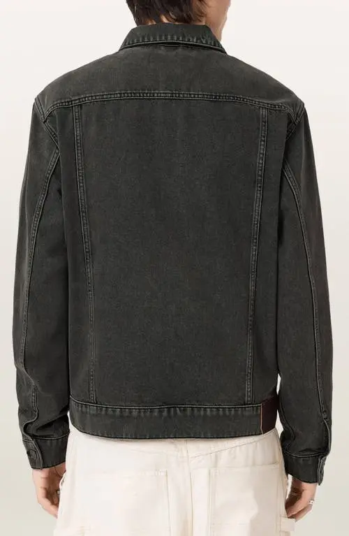 ALLSAINTS Brightmore Zip Denim Jacket