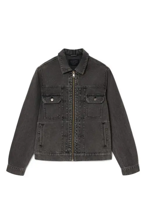 ALLSAINTS Brightmore Zip Denim Jacket