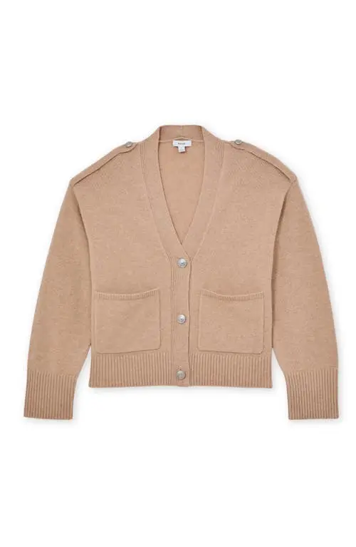 REISS Maya V-neck Wool-blend Cardigan