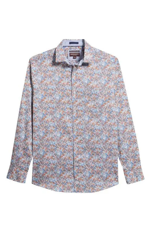Johnston & Murphy Logan Print Button-up Shirt