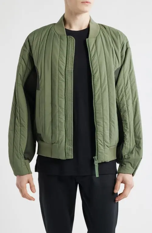 Rains Quilted Bomber Jacket