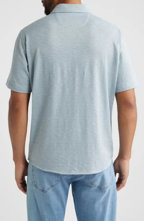 Johnston & Murphy Riley Short Sleeve Button-up Shirt - Storm
