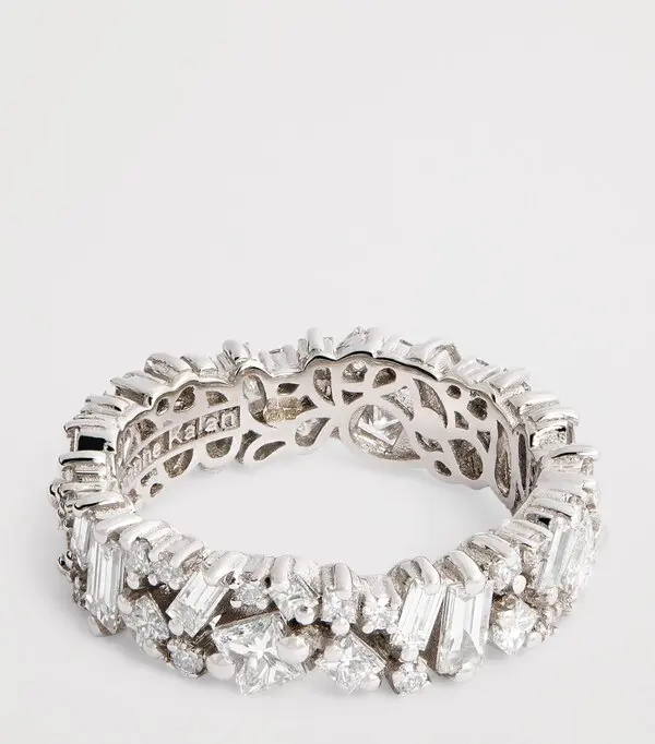 SUZANNE KALAN Gold And Diamond La Fantaisie Eternity Ring