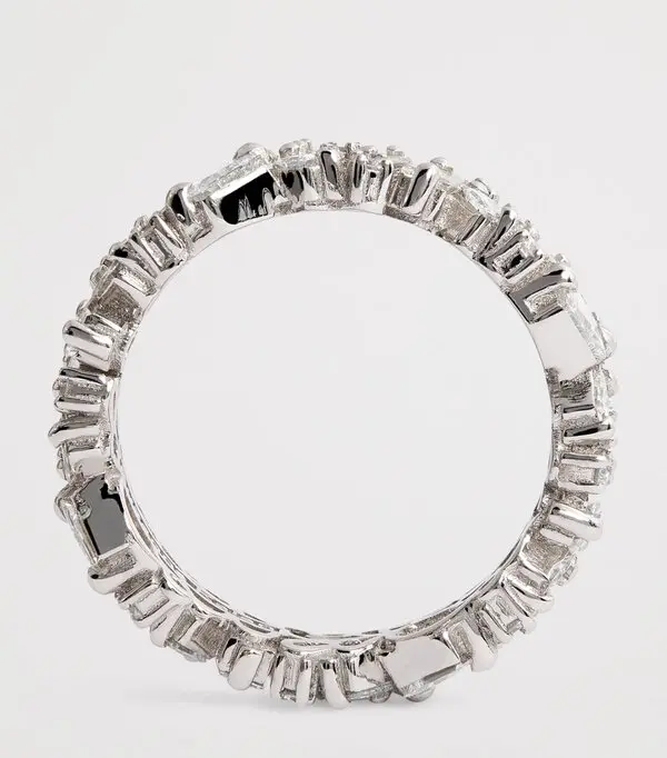 SUZANNE KALAN Gold And Diamond La Fantaisie Eternity Ring