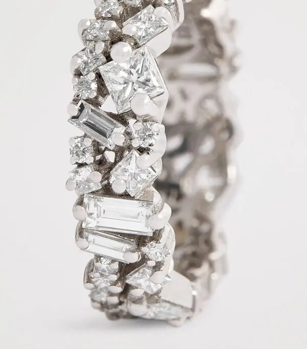 SUZANNE KALAN Gold And Diamond La Fantaisie Eternity Ring