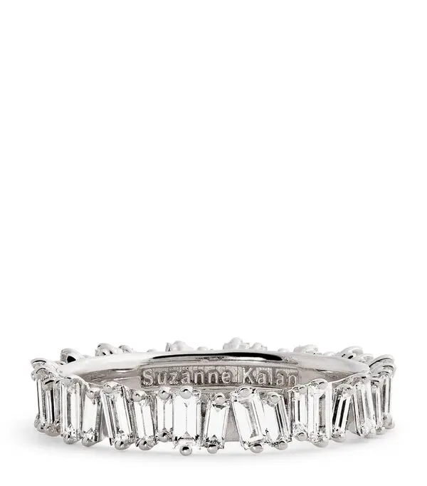 SUZANNE KALAN Gold And Diamond Classic Eternity Ring - White