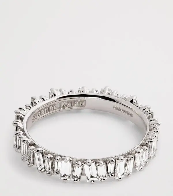 SUZANNE KALAN Gold And Diamond Eternity Ring - White