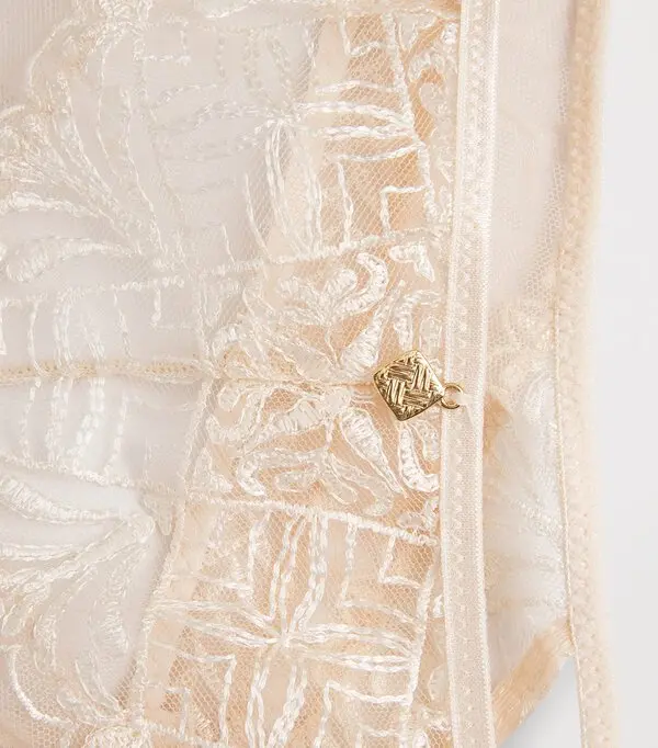 AUBADE Lace Iconic Calypso Tanga - Nude