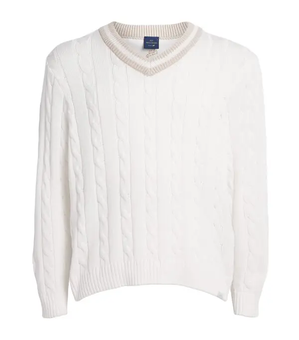 Paul & Shark Cotton Cable-knit Sweater