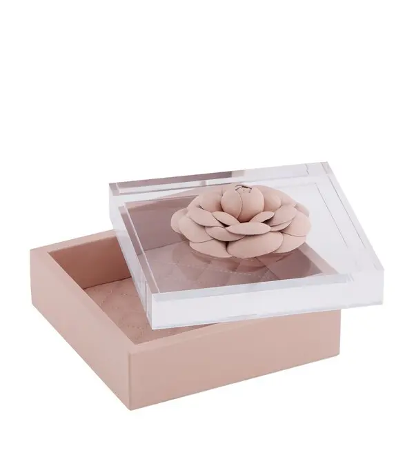 RIVIERE Small Quilted Box - Pink