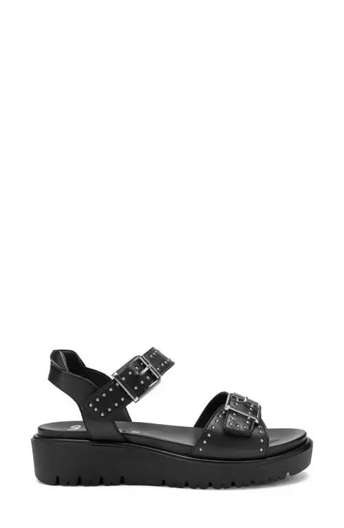 ARA Studded Sandal - Black