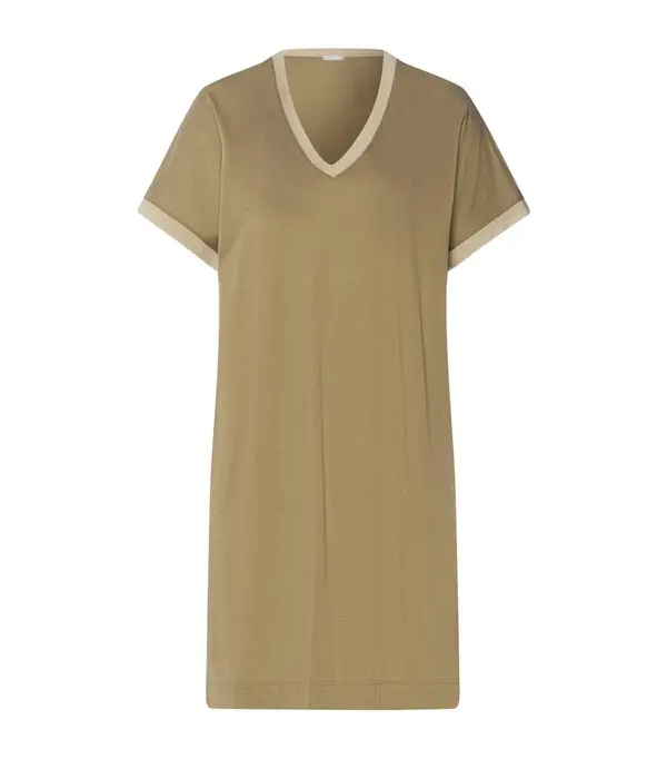 Hanro Cotton-modal Laura Nightdress - Green