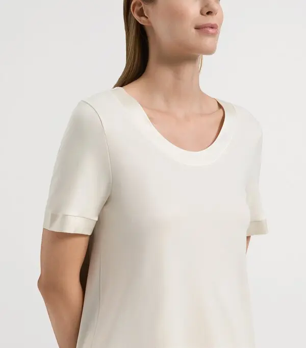 Hanro Cotton Satin-trim Anilla Pyjama Set