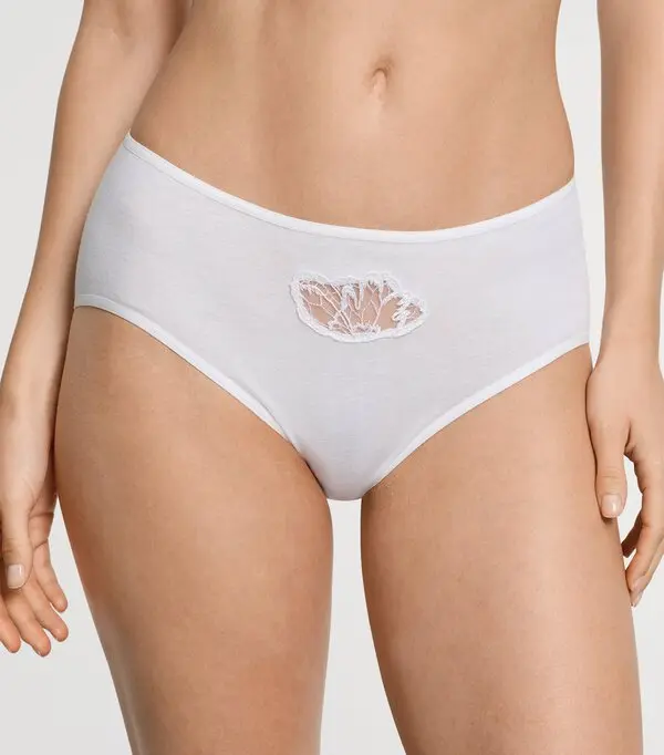 Hanro Pima Cotton Belen Maxi Briefs - White