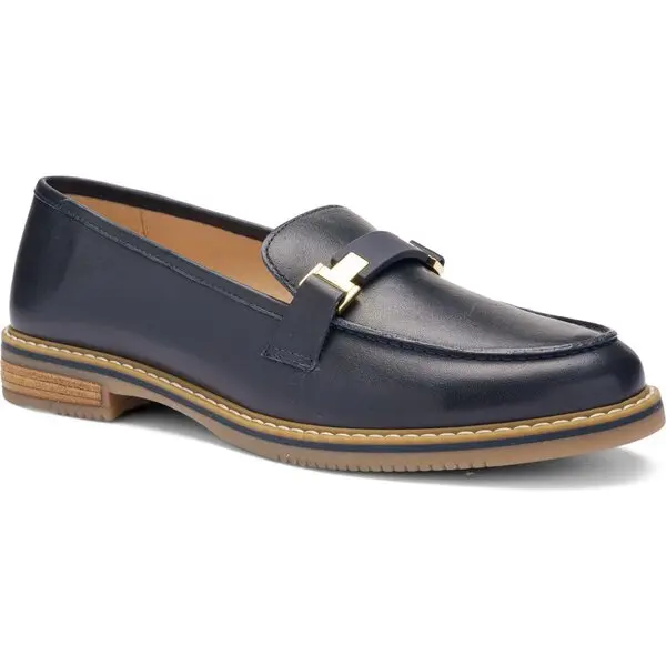 ARA Angelica Bit Apron Toe Loafer - Navy