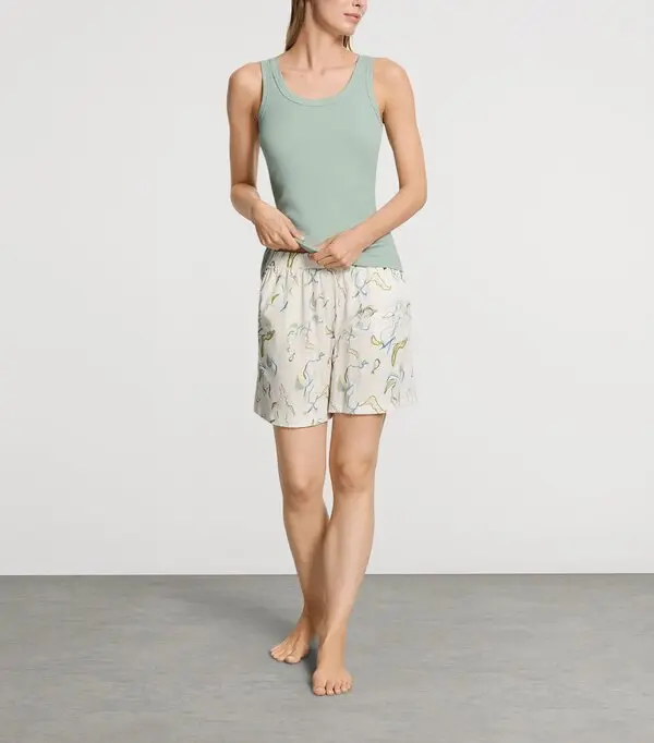 Hanro Stretch-cotton Sleep & Lounge Tank Top