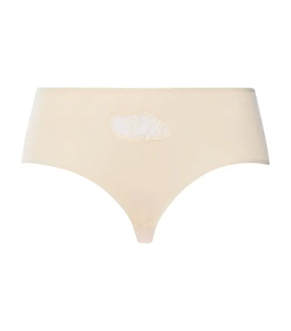 Hanro Cotton Belen Midi Briefs - Beige
