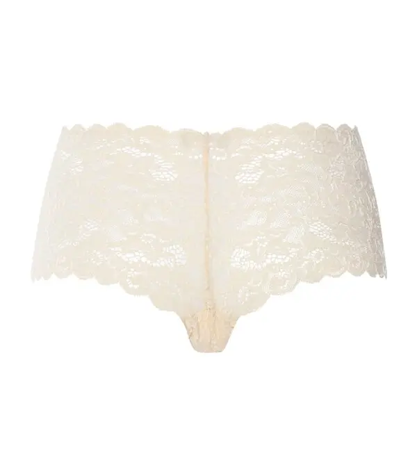 Hanro Lace Moments Maxi Briefs - Beige