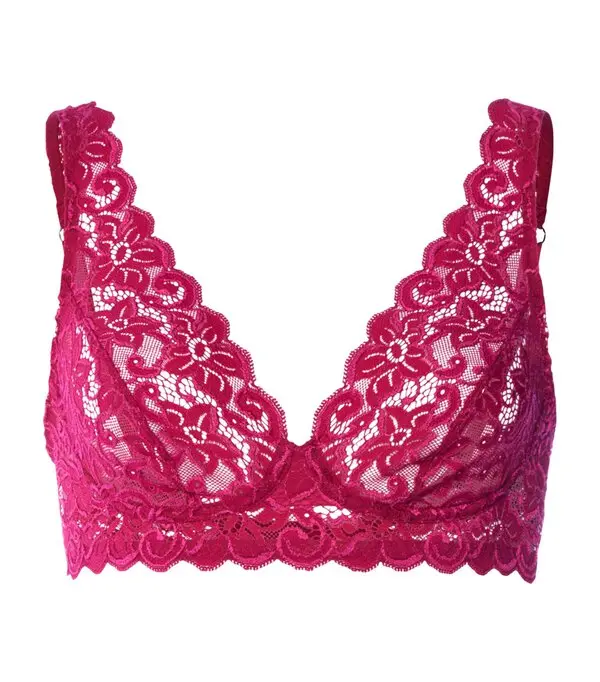Hanro Lace Moments Soft Cup Bra - Red