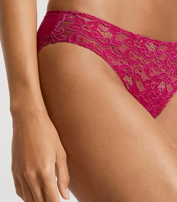 Hanro Lace-trim Moments Mini Briefs