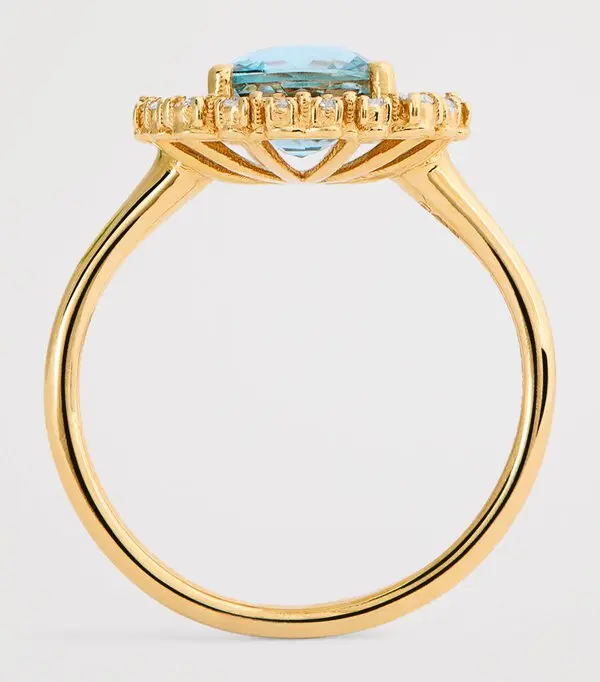 SUZANNE KALAN Diamond And Sapphire One Of A Kind Ring