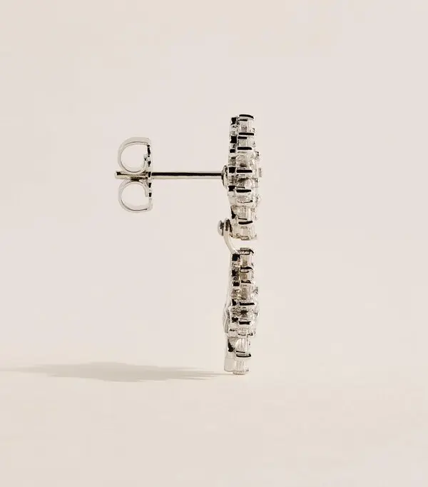SUZANNE KALAN Gold And Diamond Doublet Earrings