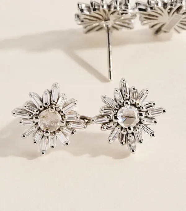 SUZANNE KALAN Gold And Diamond Doublet Earrings