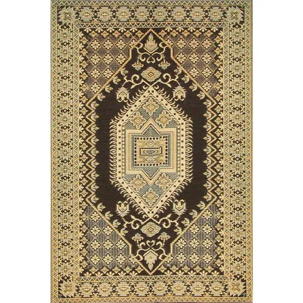 MAD MATS Turkish Rug - Black Brown - 6'x9'