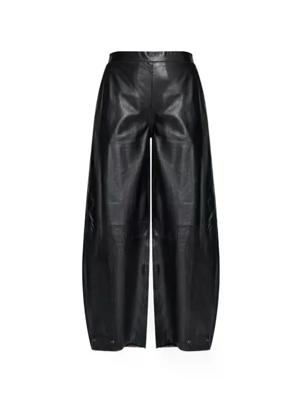 ALLSAINTS Etta Leather Trousers - Black