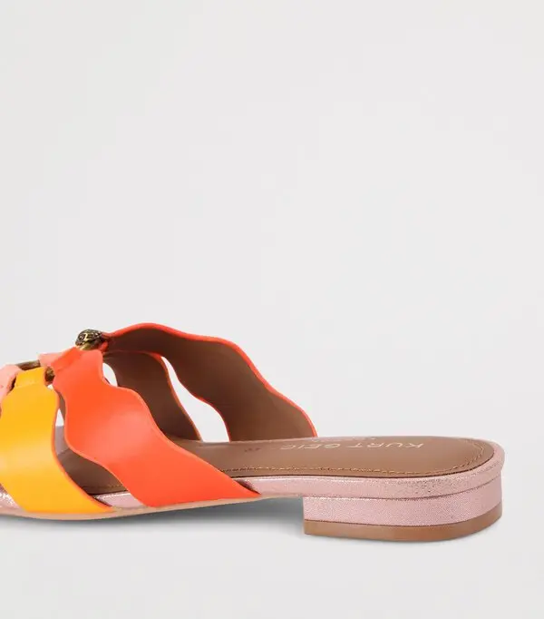 Kurt Geiger Leather Sun Wave Sandals