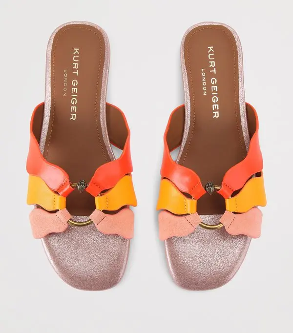 Kurt Geiger Leather Sun Wave Sandals