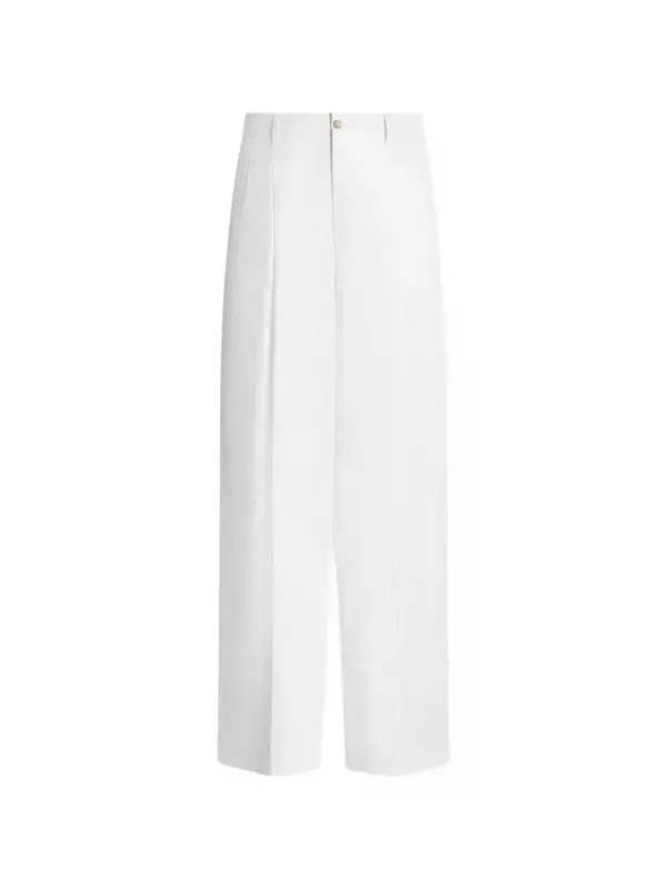 Dolce & Gabbana Pleated Trousers - White