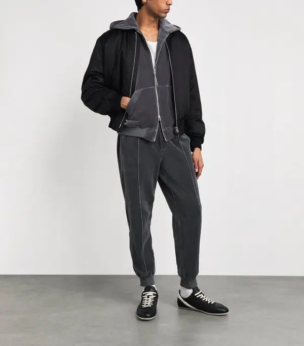 TOM FORD Velour Zip-up Hoodie