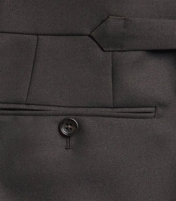 TOM FORD Wool-mohair Tailored Trousers
