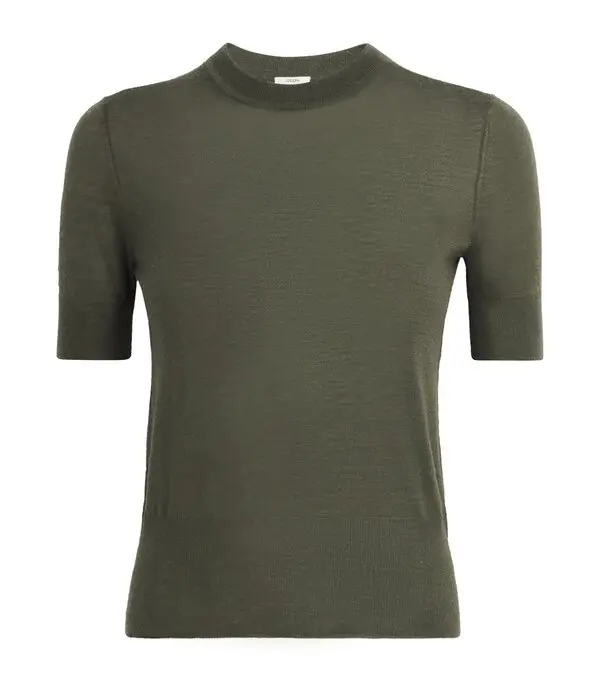 JOSEPH Cashmere Cashair T-shirt - Green