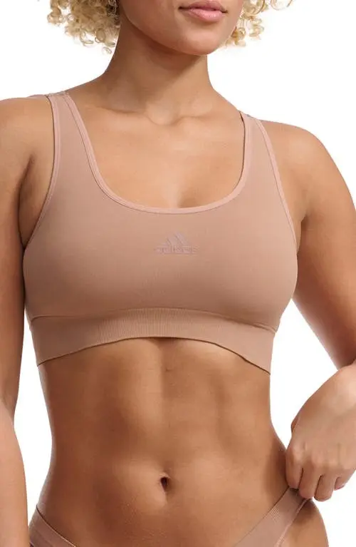 ADIDAS ORIGINALS Scoop Lounge Sports Bra - Toasted Almond