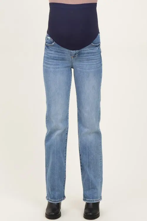 PINKBLUSH Straight Leg Maternity Jeans