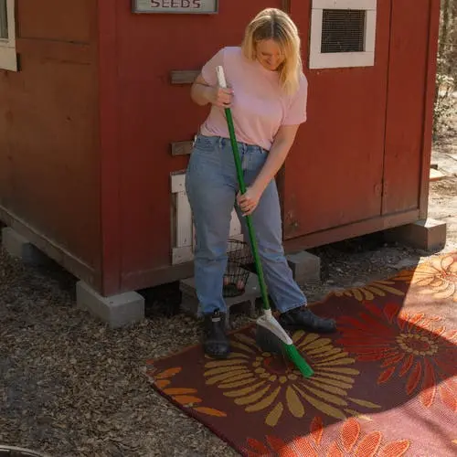 MAD MATS Daisy Rug - Rust - 6'x9'