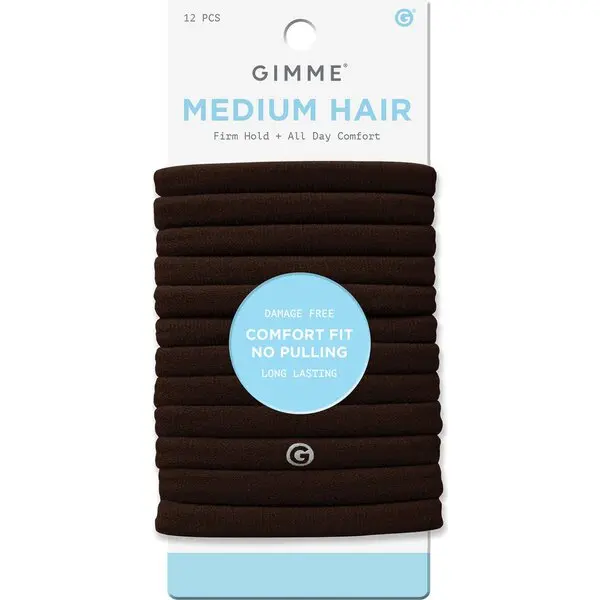 GIMME BEAUTY Any Fit Hair Bands - Dark Brown