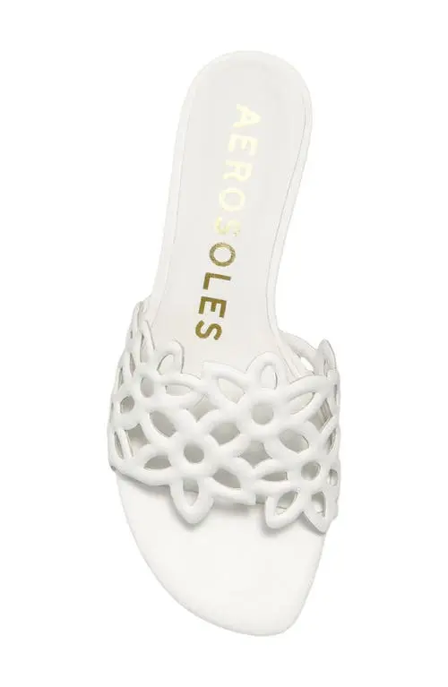Aerosoles Kirah Sandal - Bright White Fx Nappa