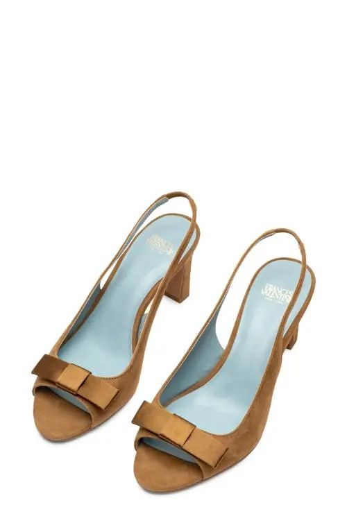 FRANCES VALENTINE Reese Slingback Sandal - Camel