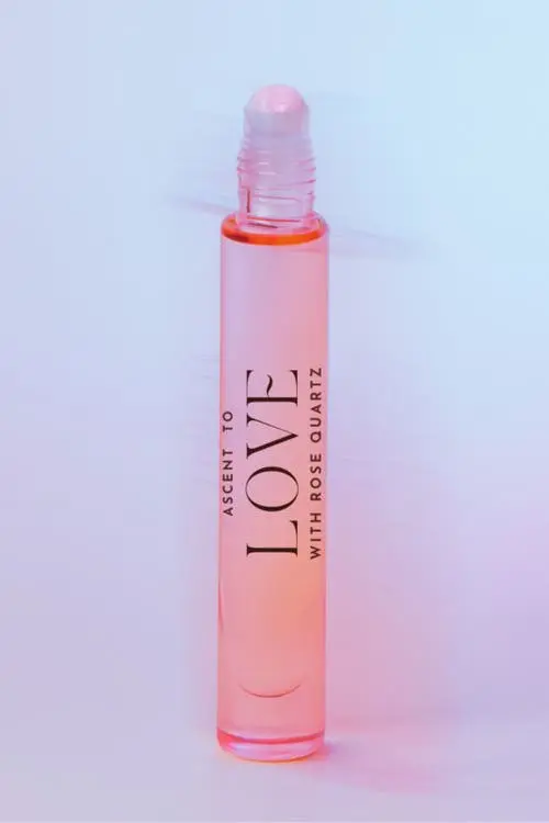 ASCENTION PARFUMS Ascent To Love Imbued In Rose Quartz | Eau De Parfum Elixir .34oz | 10ml